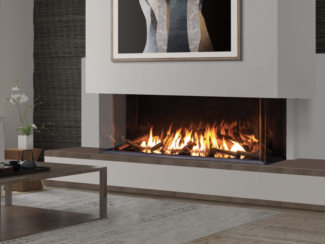 The U70 Tall Gas Fireplace - Maxwell Fireplace - Quality Gas Fireplaces ...